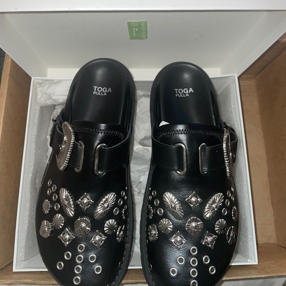TOGA Pulla | Shoes | Toga Pulla Black Clogs | Poshmark